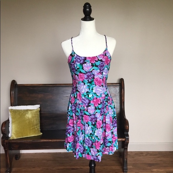 allison blair | Dresses | Spaghetti Strap Floral Allison Blair Summer ...